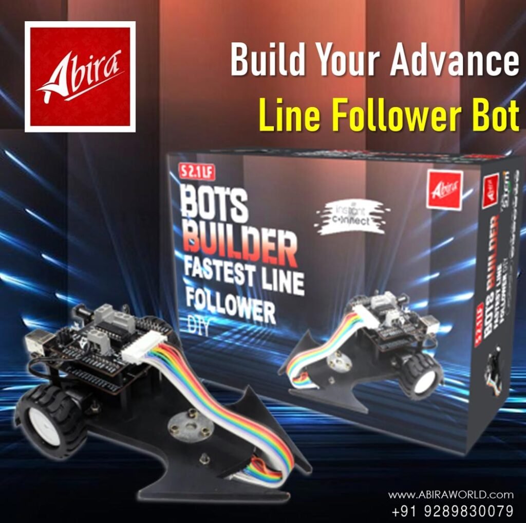 Bots Builder Fastest Line Follower DIY - Abiraworld
